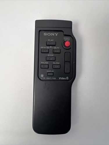Sony VTR RMT-708 Video 8 Remote Control | eBay