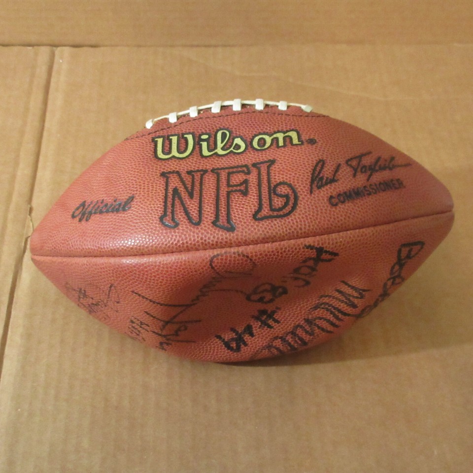 Vtg Washington Redskins Football USA Official Wilson NFL Autographed ...