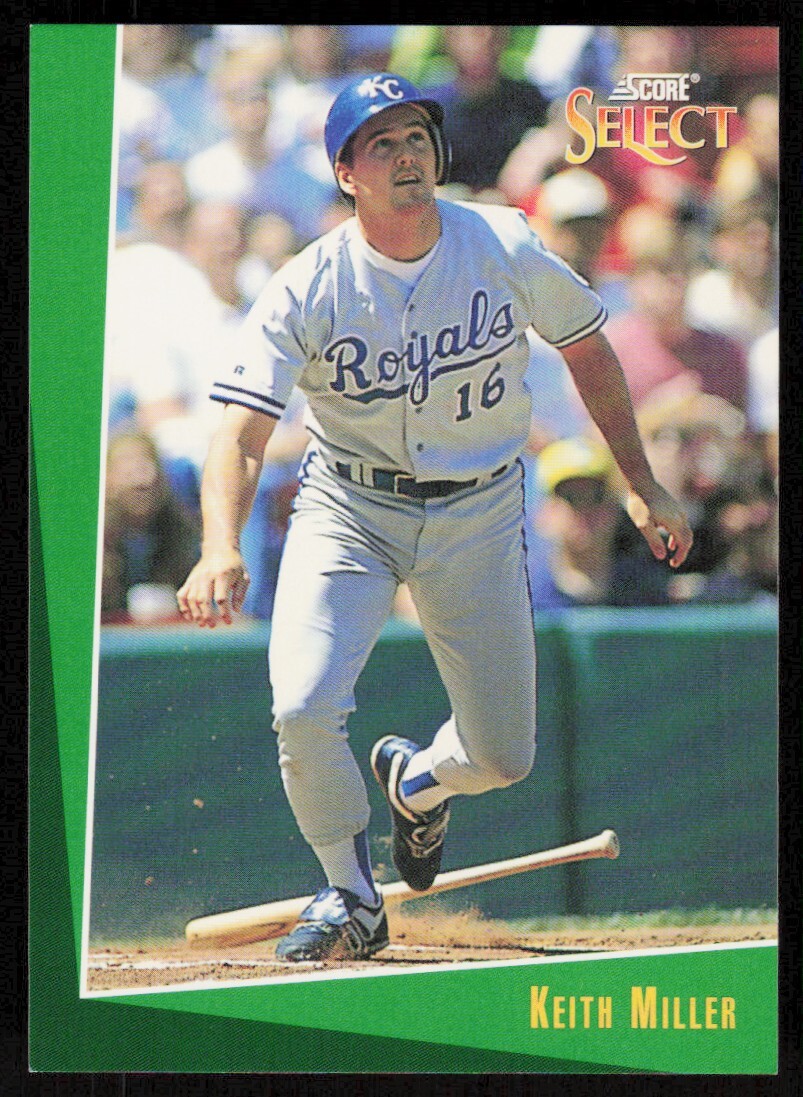 1993 Select Baseball Card Keith Miller Kansas City Royals #54 | eBay