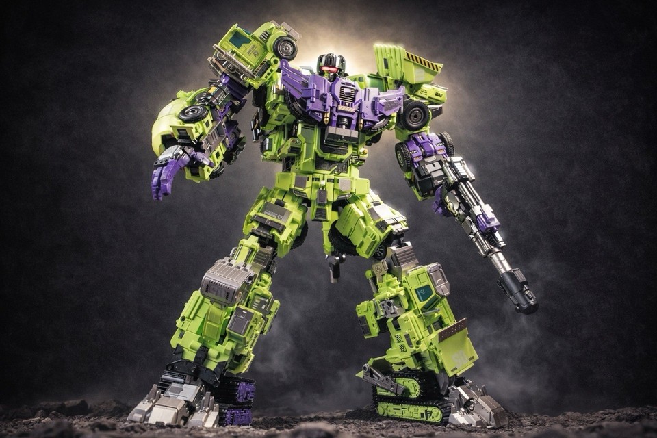 MECHA INVASION GIANT LEGION DEVASTATOR GREEN G1 COLOR Full Set of 6 | eBay