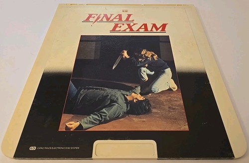 Final Exam RCA CED VideoDisc SelectaVision 80s Horror Slasher 1983 RARE ...