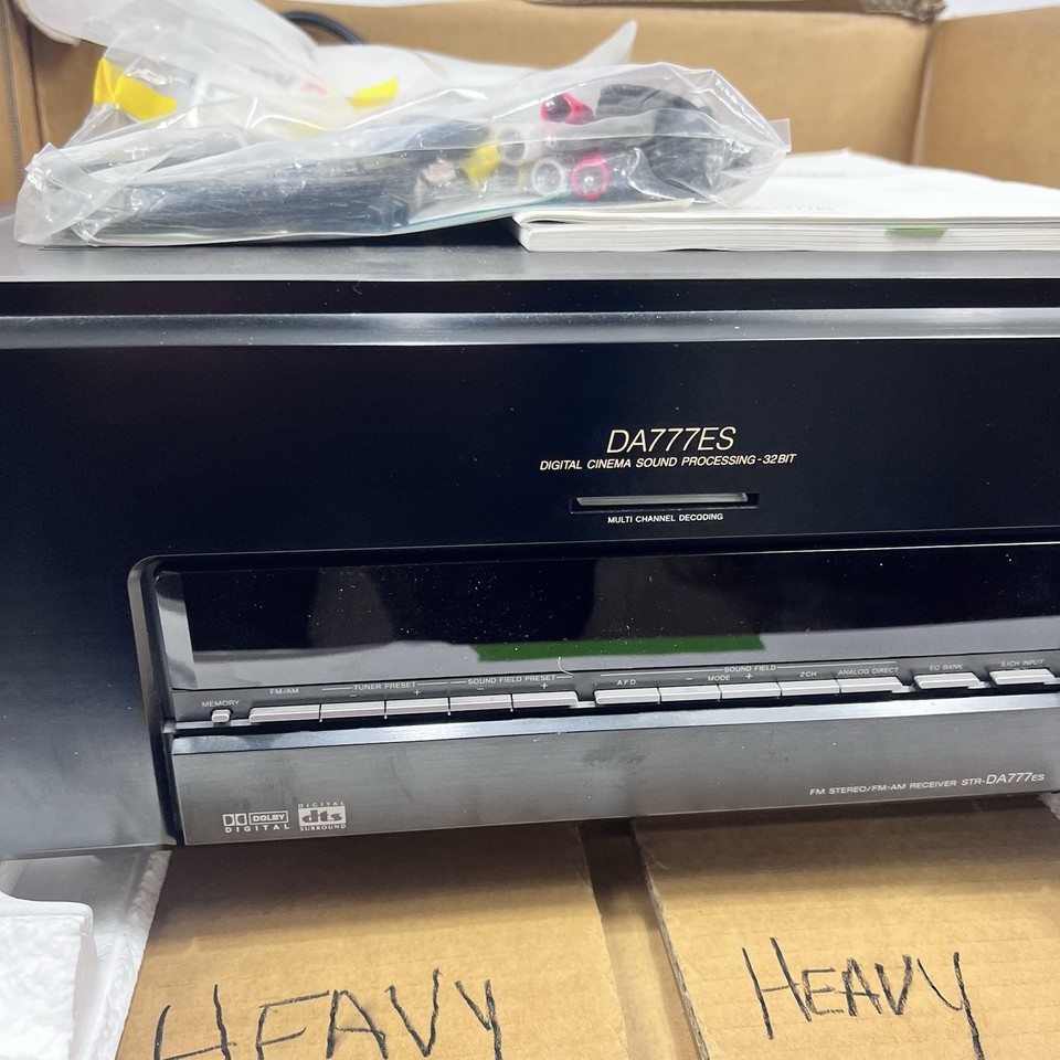 Sony DA777ES Stereo Receiver STR-DA777ES With Manual Powerful Excellent ...