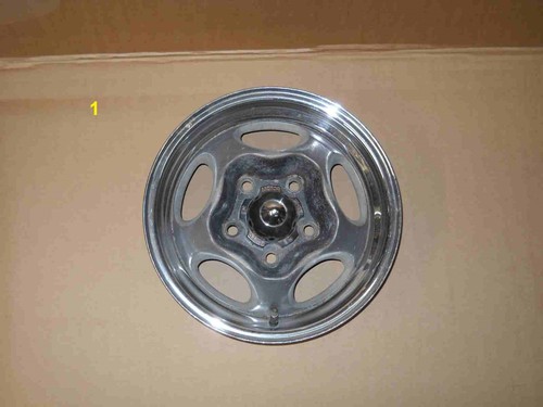(1) Motor Wheel Spyder Wheel Rim w/Center Cap 14X6 5 on 5" Bolt Pattern ...