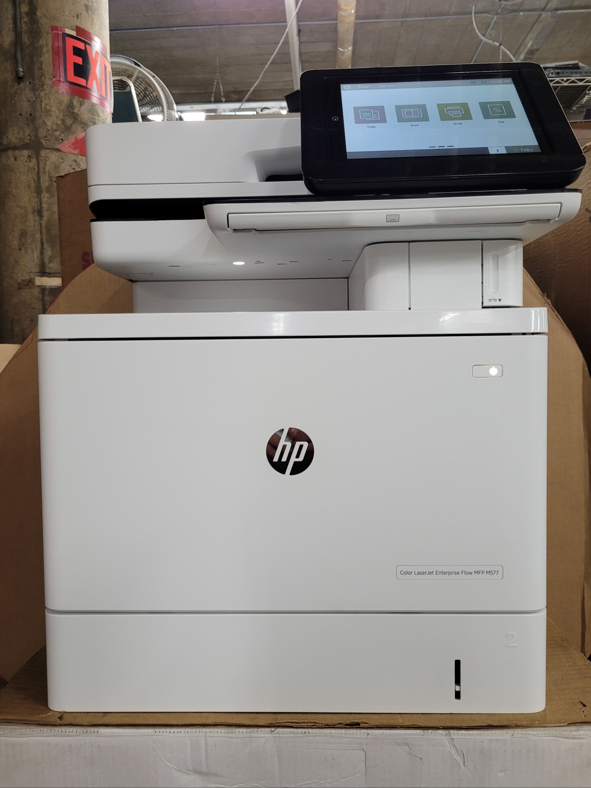 HP COLOR LJ MFP M577C COLOR LASER ALL IN ONE EXPERTLY SERVICED & FULL ...