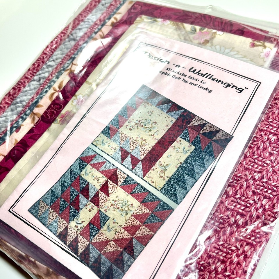 Design-a-Wallhanging Quilt KIT Includes Fabrics, Pattern, and Thangles NEW | eBay