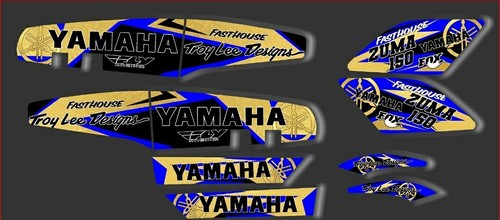 Yamaha Zuma Bws 125 150 Graphic Kit 2022- 2024 | eBay