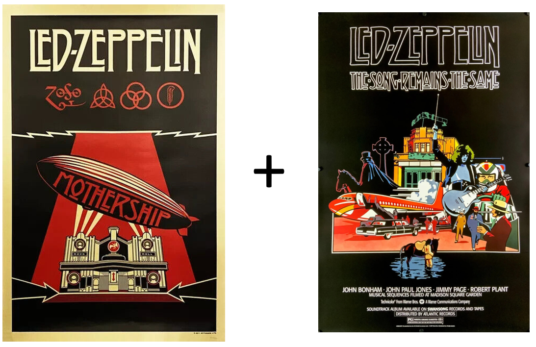 Original Led Zeppelin Lithograph + Original Poster | eBay