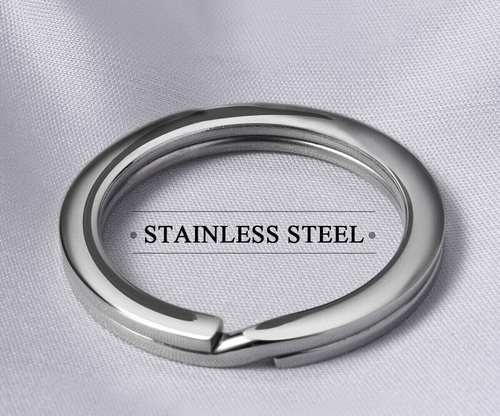 2 Ultra Strong 18mm Stainless Steel Split Ring,Pet Tag,Dog,Cat,Link.No ...