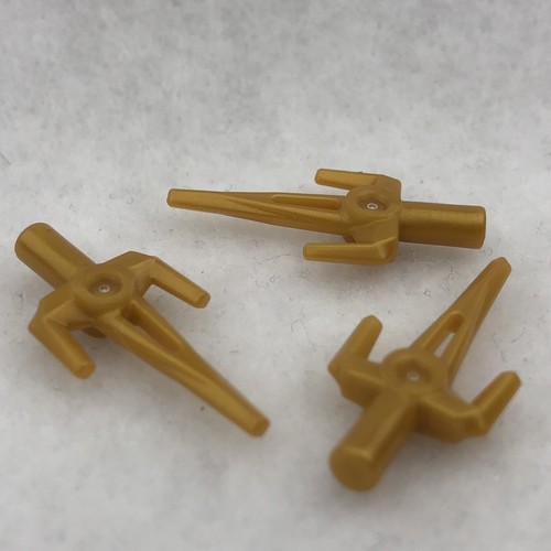 LEGO 98139 Pearl Gold Minifigure, Weapon Sai (x3) | eBay