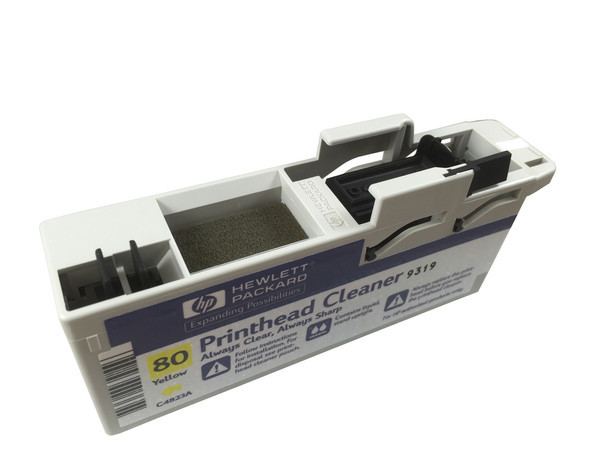 HP 80 Yellow Printhead & Cleaner C4823A HP Designjet Printers 1050c ...