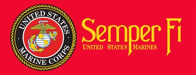Semper Fi MARINE CORPS PERFORATED REAR WINDOW VINYL DECAL FOR TRUCK ...