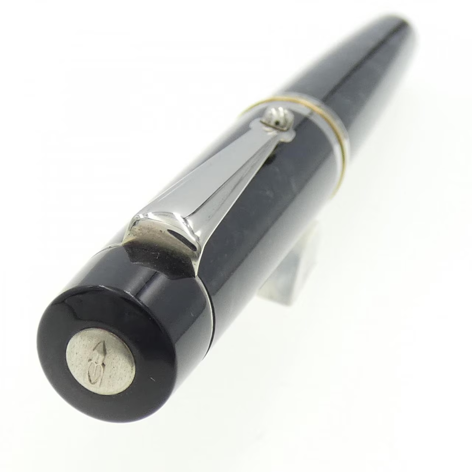 Delta Vintage Collection Black Fountain Pen Fine Nib Used from japan ...