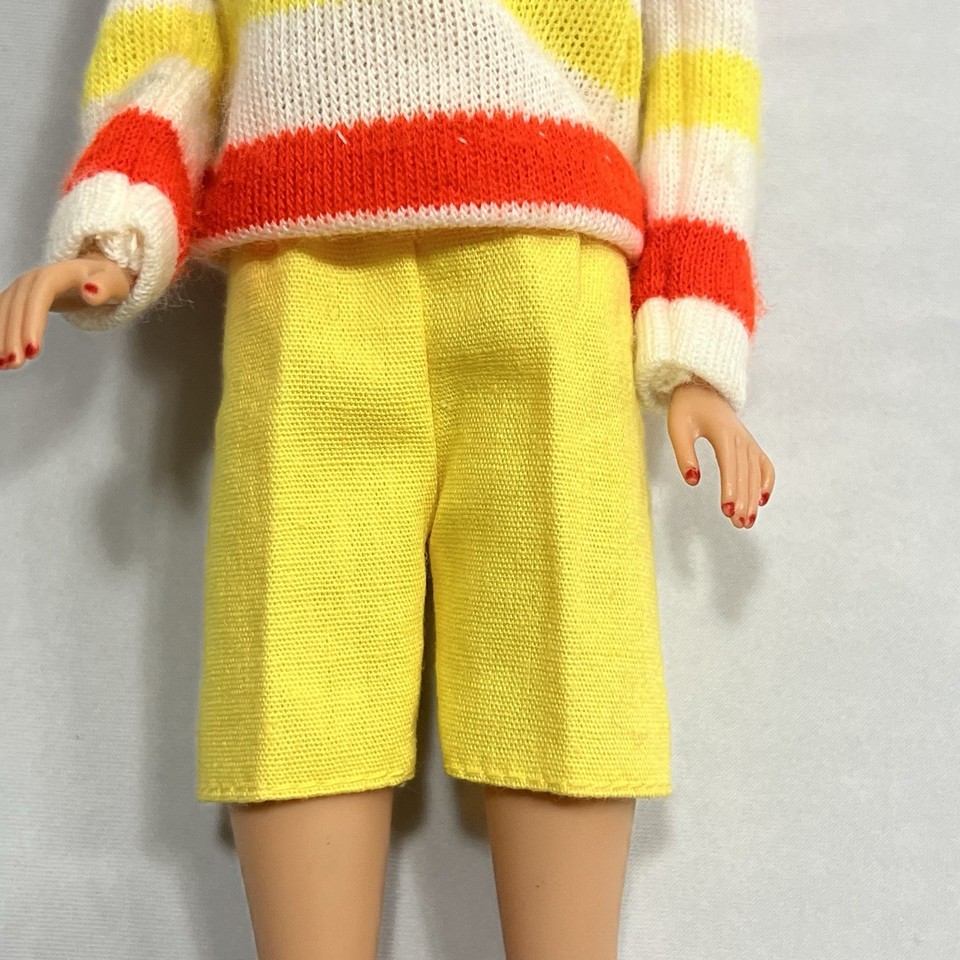 Vintage 1969 Mattel Barbie #1862 "COUNTRY CAPERS" Striped Knit Top ...