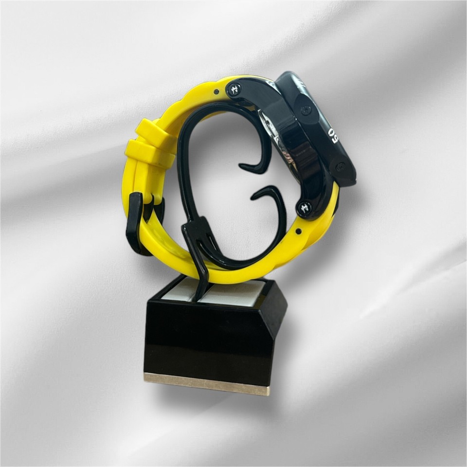 Invicta Men's Reserve Chronograph Yellow Dial Yellow Rubber Watch Model ...