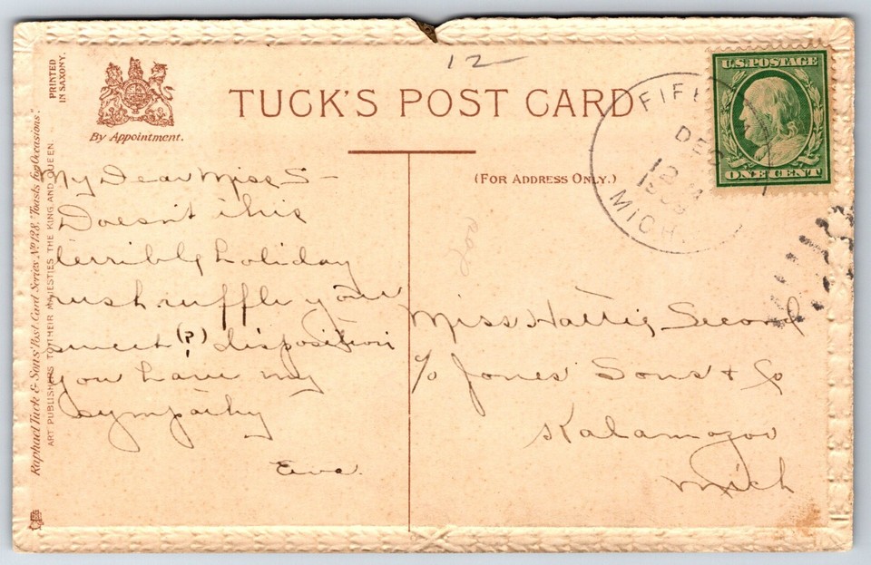 Artist Dwig~Woman w/Foot On Man's Head Makes Toast~God's 1st & 2nd ...