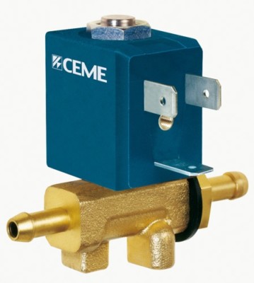 Solenoid valve CEME 5536, NC hose connect. 6.5mm upto 13 bar with coil ...