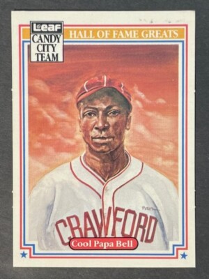 1987 Leaf Donruss HALL OF FAME GREATS - COOL PAPA BELL # H12 - HOF ...