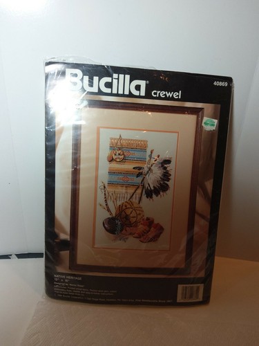 Bucilla 40869 Native Heritage Crewel kit, Nancy Rossi, OPENED | eBay