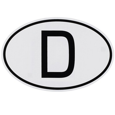 D-Schild Aufkleber reflektierend Deutschland Aufkleber | eBay.de