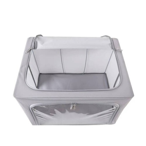 Periea 'Beau' Metal Frame Folding Storage Bin, Large, Damask | eBay