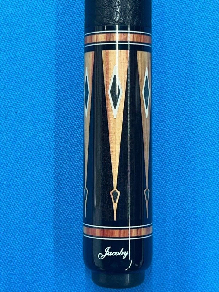 JACOBY CUSTOM POOL CUE 12.75MM 29" JACOBY KW SHAFT LEATHER WRAP RADIAL TULIP | eBay