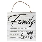 Family Love Hanging Decor Wall Sign Hanging Wood Sign, Rustic Hanging ...