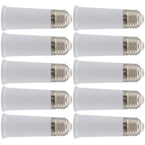 10pcs White Light Socket Extender Adapter Extended Lamp Holder ...