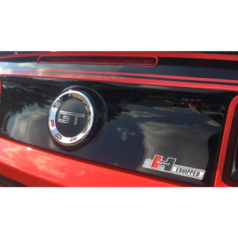 Hurst Emblem 1361000; Hurst Equipped Emblem, Adhesive, Chrome Plastic ...