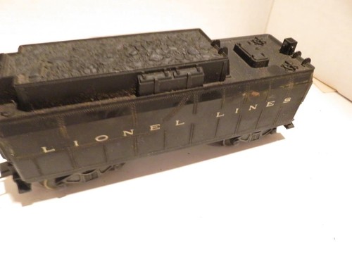 LIONEL TRAINS POST-WAR 2037 DIECAST STEAM LOCO W/WHISTLE TENDER- 027 ...