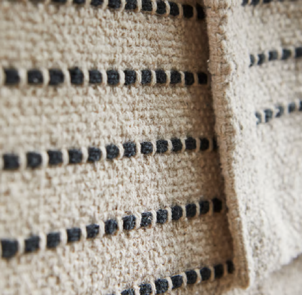 Ikea STARREKLINTE Rug, flatwoven, natural/light green, Mat 120x180 cm ...