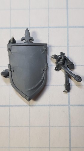 Warhammer Old World Bretonnia Bits Lord on Pegasus Duke Shield w Bridle ...