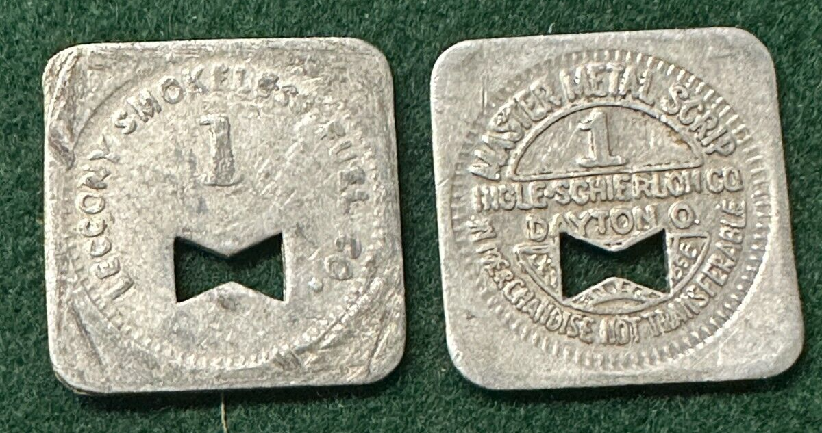 Leccony Smokeless Fuel Co, Besoco, WV West Virginia Used 1 ¢ Scrip ...