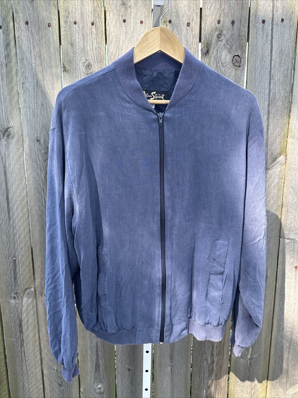 Vintage Alan Stuart Bomber Jacket Made In USA Sz L - Gem