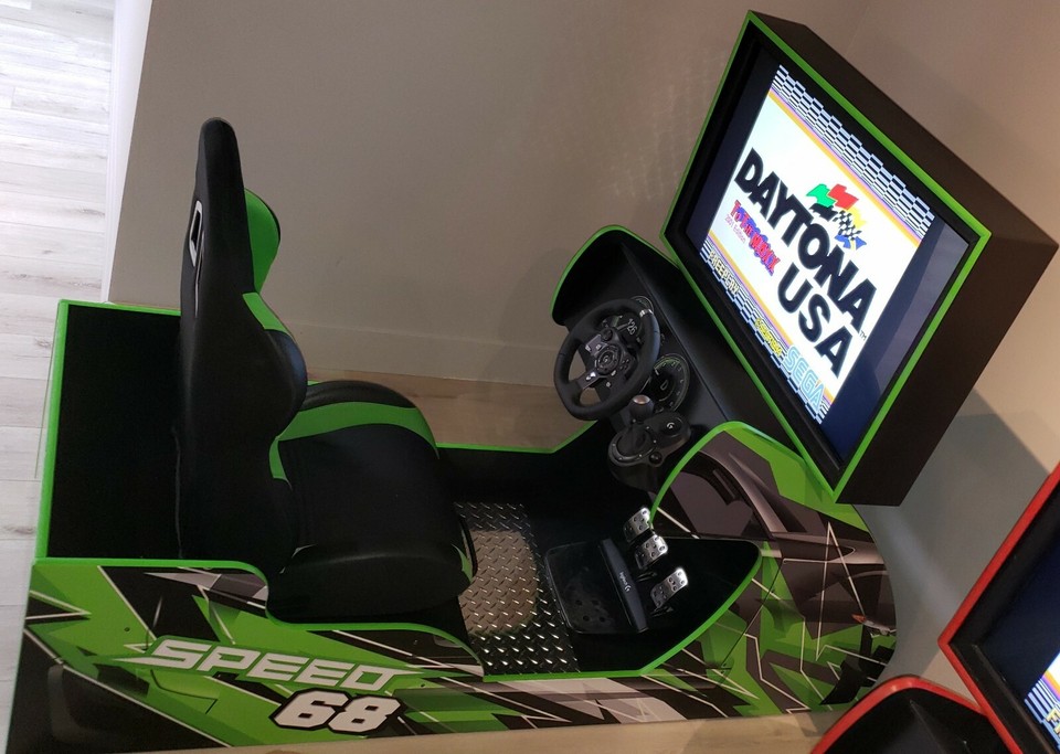 Racing Arcade Driving Simulator NEW works with MAME, PLAYSTATION, XBOX ...