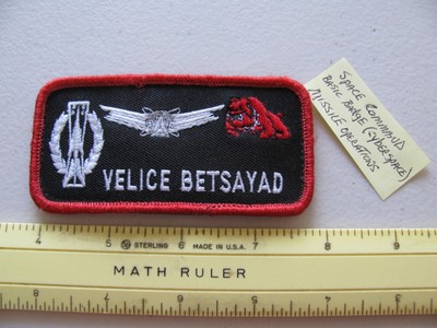 USAF FLIGHT SUIT NAME TAG SPACE COMMAND & MISSILE OPERATIONS BADGES ...
