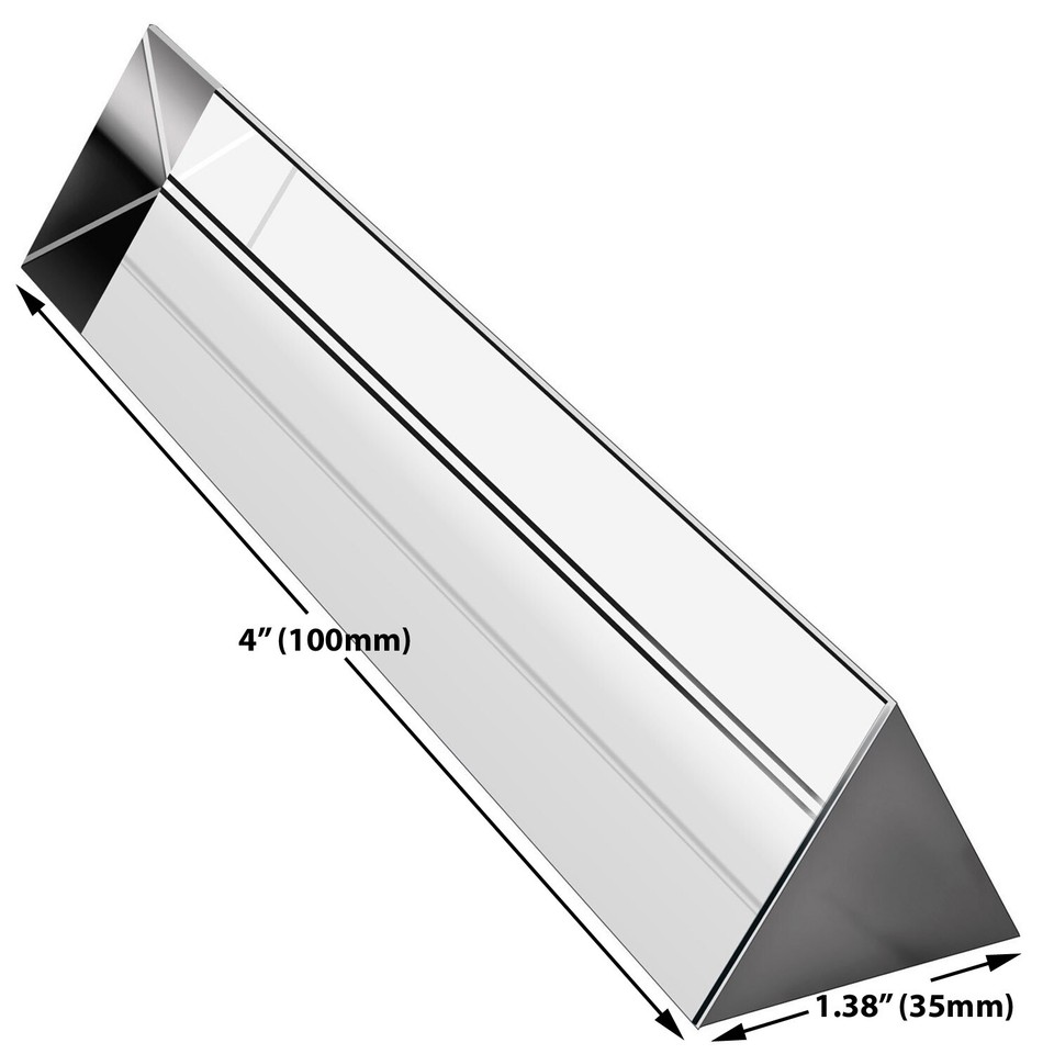 Optical Glass Triangular Prism for Teaching Light Spectrum or ...