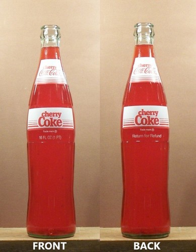 Coca Cola Cherry Coke ACL 16-ounce Soda Pop Bottle 267 | eBay