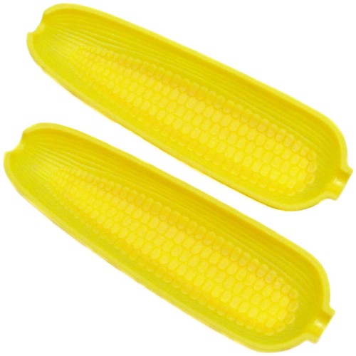 Chef Craft Select Plastic Corn Cob Dishes, 9.25 inches 2 piece set ...
