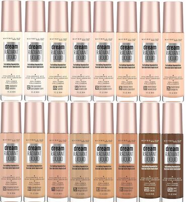 Maybelline Dream Radiant Liquid Medium Coverage Hydrating Makeup ...