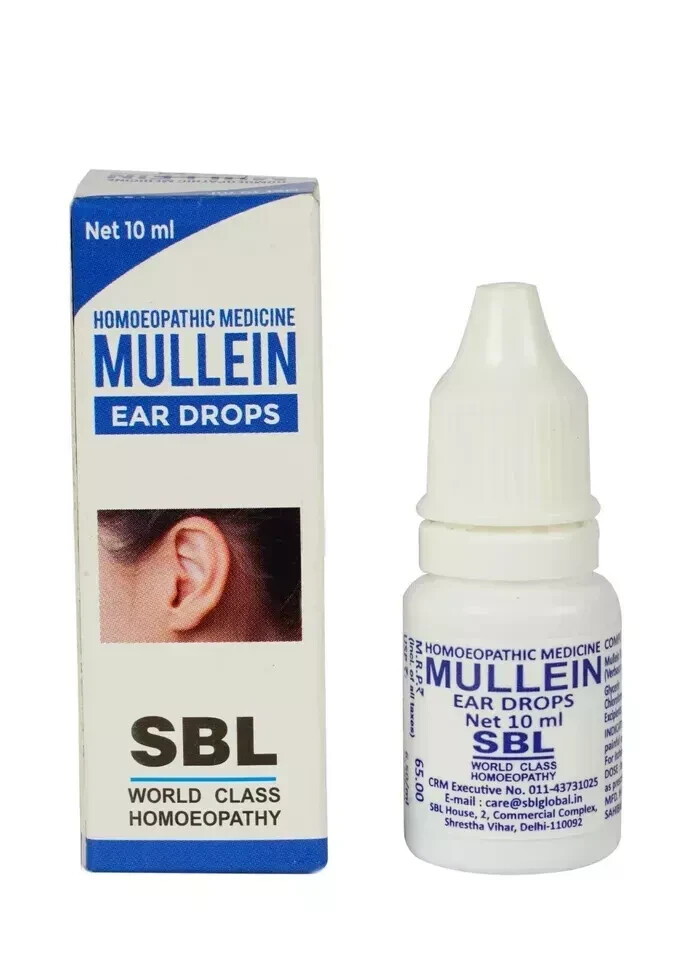 SBL Mullein Ear Drops for Fungal Infection (10ml) - Pack of 5 | Earache ...