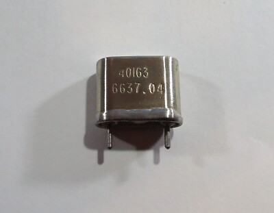 CR-7/U - 6637.04 KHz Radio Crystal - .050 Pins - CFT - MAR 328.2 | eBay