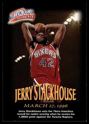 1997 Fleer Jerry Stackhouse #27 Philadelphia 76ers Basketball Card | eBay