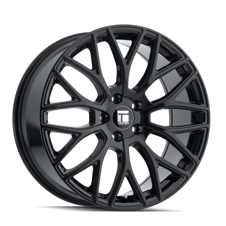 (Set-4) Touren TR76 19x8.5 5x120 35mm Gloss Black Wheels Rims 19 Inch ...