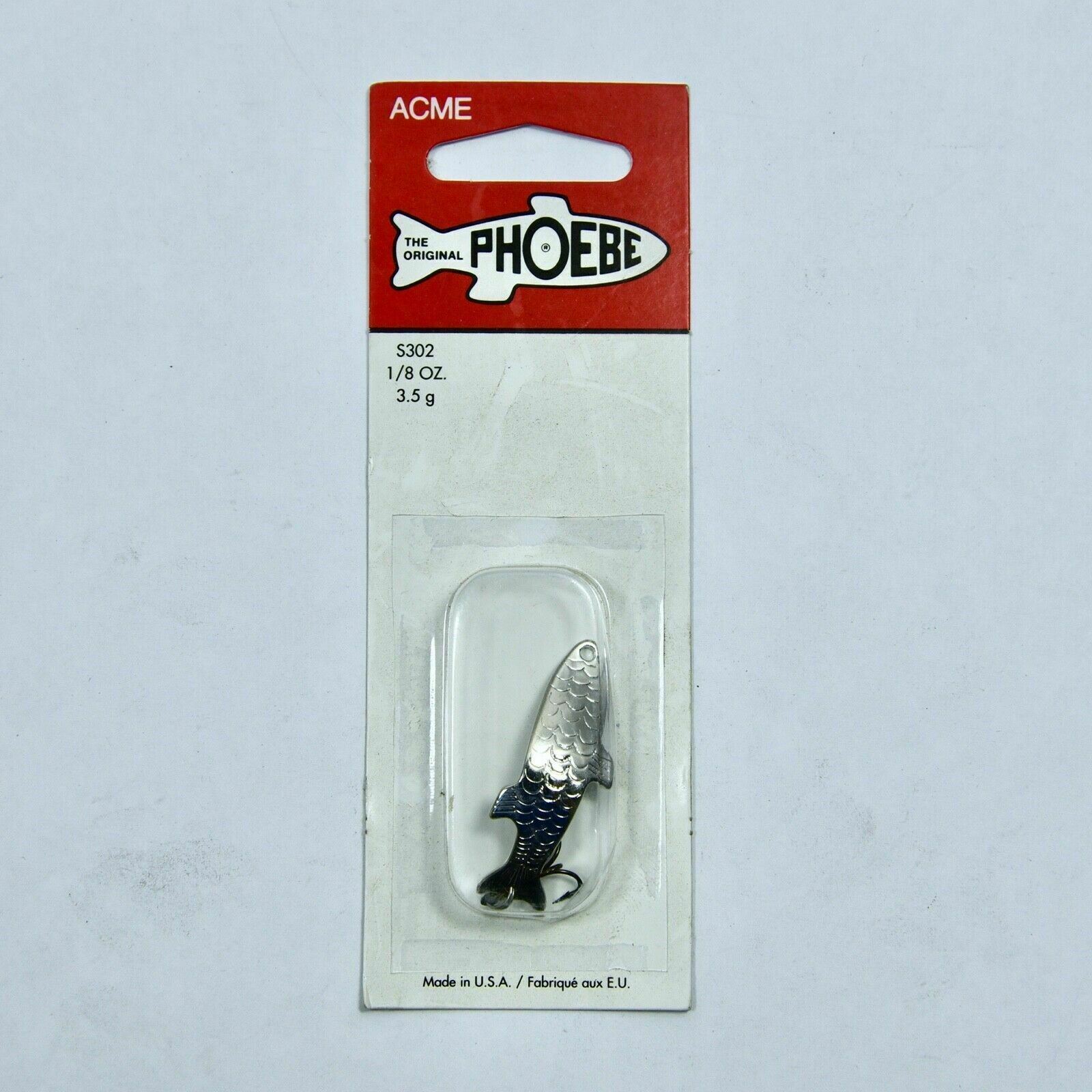 Acme Tackle Co Phoebe Fiord Spoon Fishing Gear S302S Silver | eBay