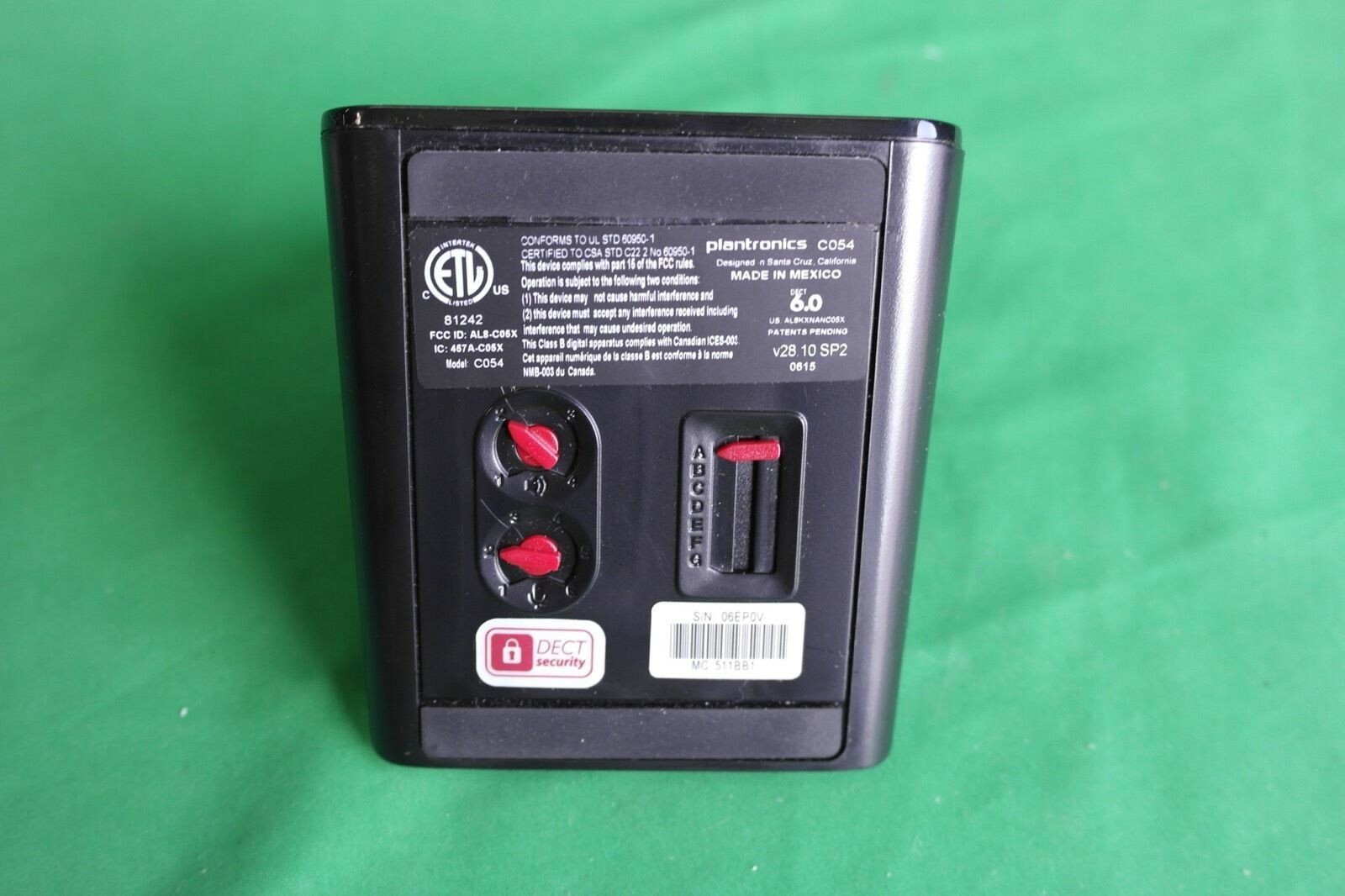 Plantronics CS540 Wireless DECT 6.0 Headset ***BASE ONLY*** | eBay