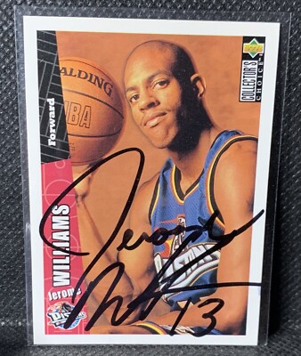 Jerome Williams Autograph 1996 Upper Deck Collectors Choice | eBay