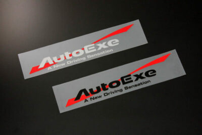 AUTOEXE WIND LOGO STICKER SILVER FOR GOODS A10000-02 | eBay