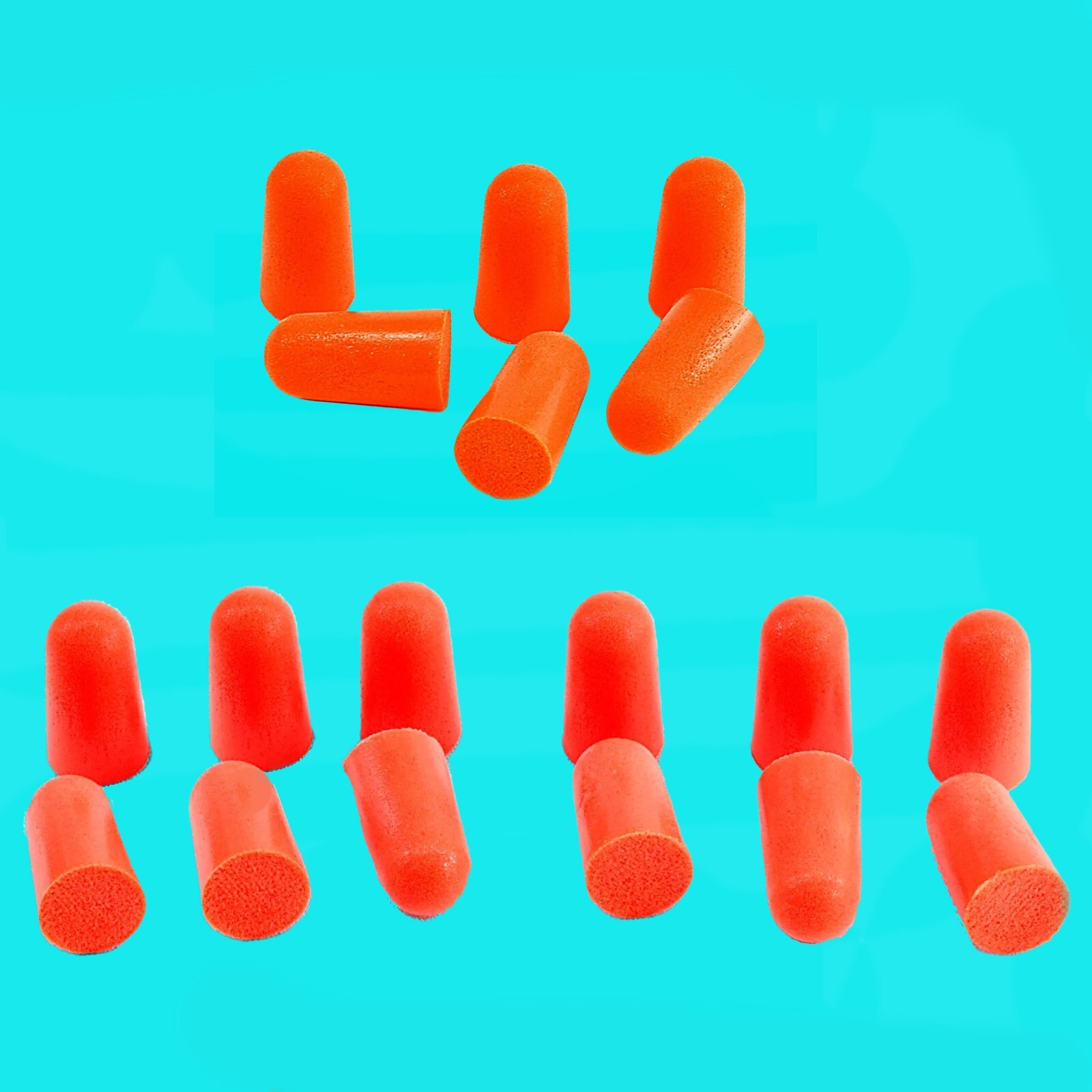 18 Orange plugs toy gun barrel safety plugs allow the sale of cap guns ...