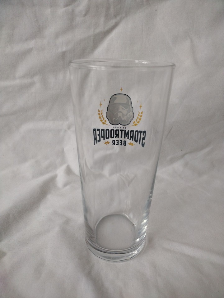 Original 7" Stormtrooper Beer One Pint Glass Bar Man Cave Cocktail Star ...