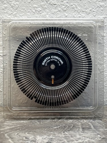 Smith Corona Letter Gothic 10/12 Typewriter Wheel NEW | eBay